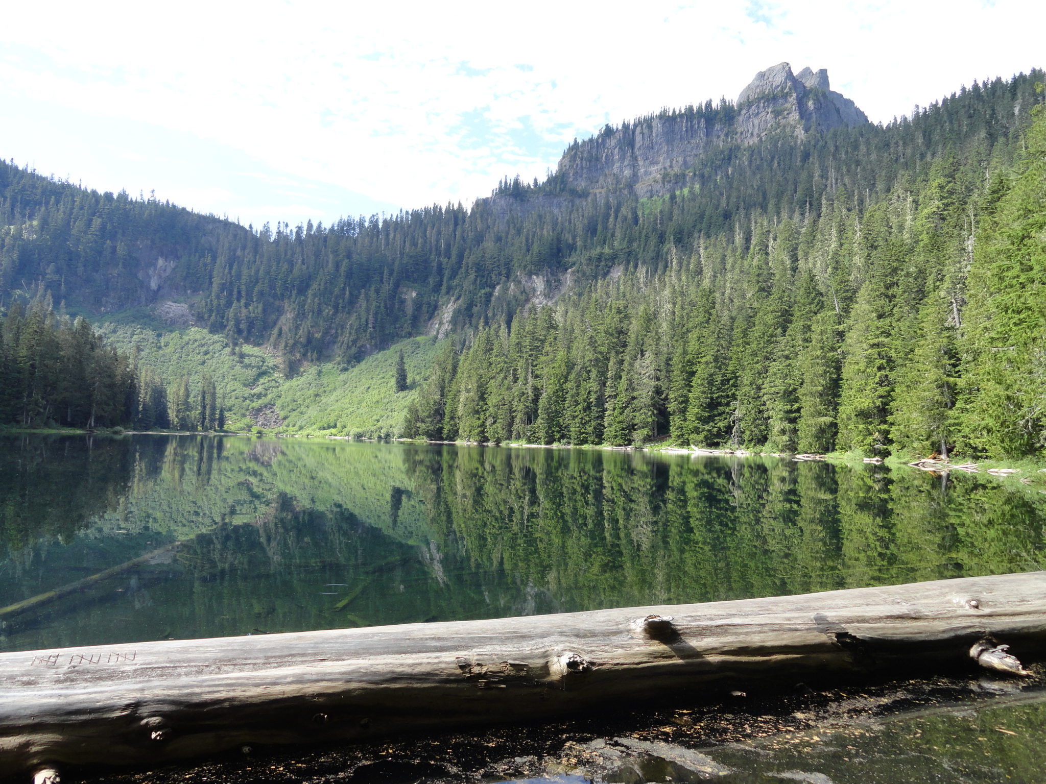 Cora Lake– Emerald lake cradled beneath craggy High Rock – HIke of the Week